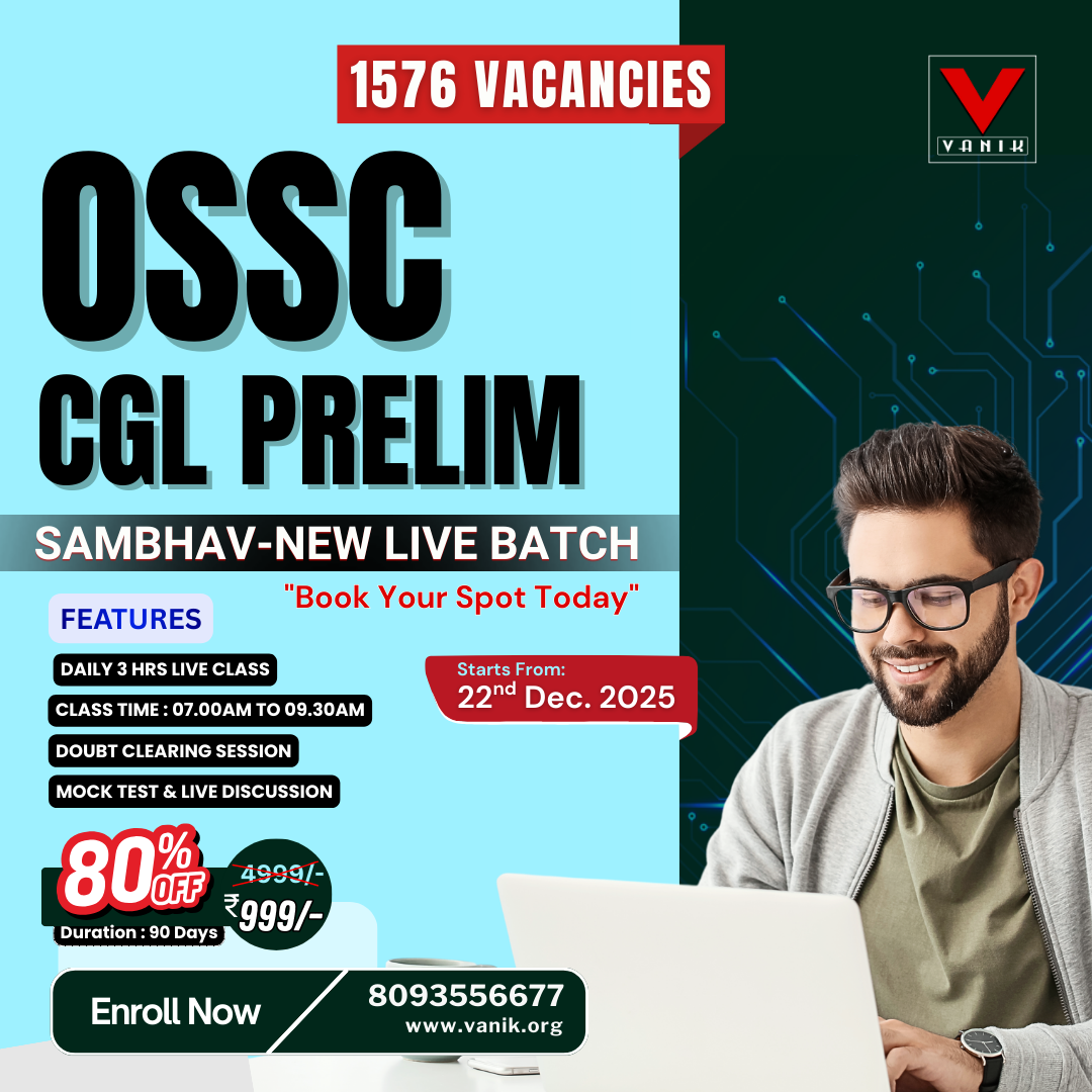 VANIK | Best Institute in Odisha | Coaching for UPSC, OPSC, BANKING ...