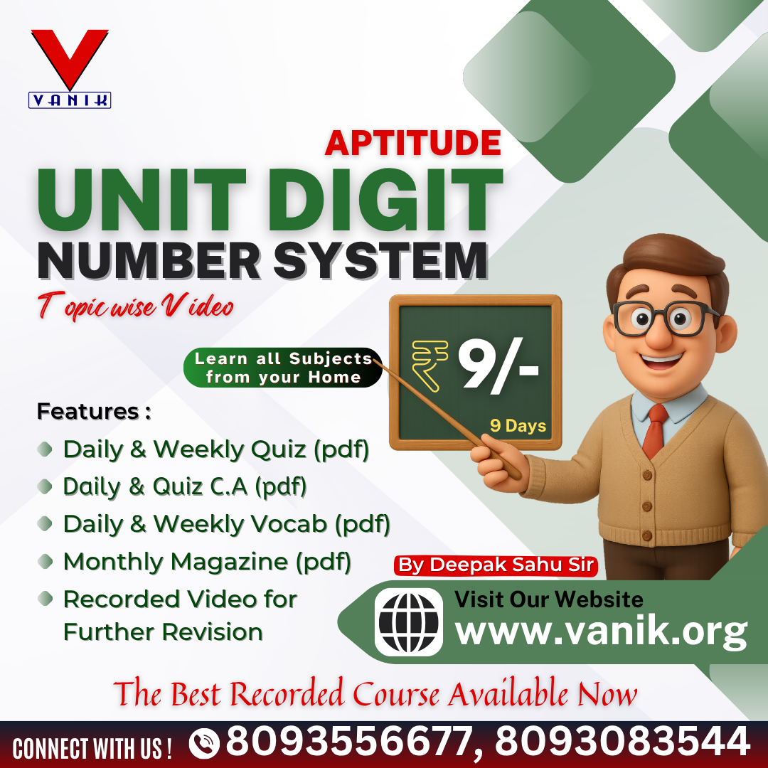 VANIK | Best Institute in Odisha | Coaching for UPSC, OPSC, BANKING ...